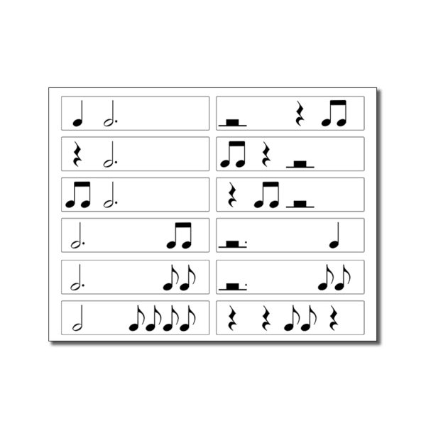 Rhythm Strips in 4/4 - Cascade Method