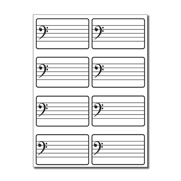 Blank Mini Staff Cards - Cascade Method