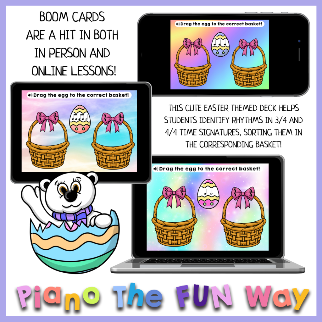 Easter Eggs in a Basket - Cascade Method