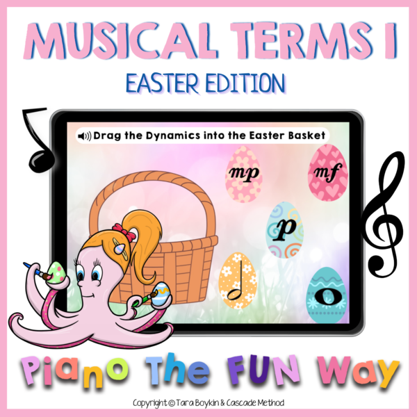 My Favorite Easter Themed Games for Piano - Cascade Method