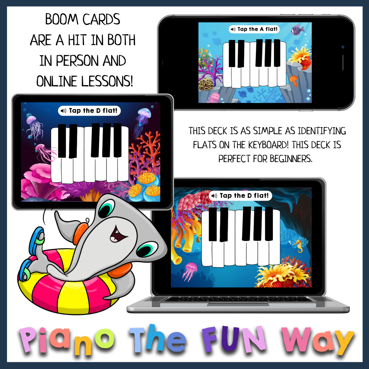 Flats - Identifying Flats on the Keyboard - Cascade Method