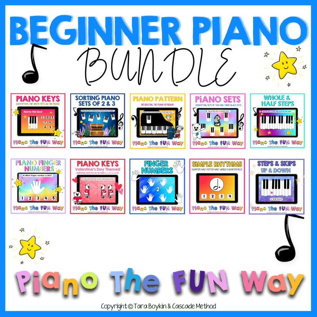 Beginner Piano Bundle - Cascade Method