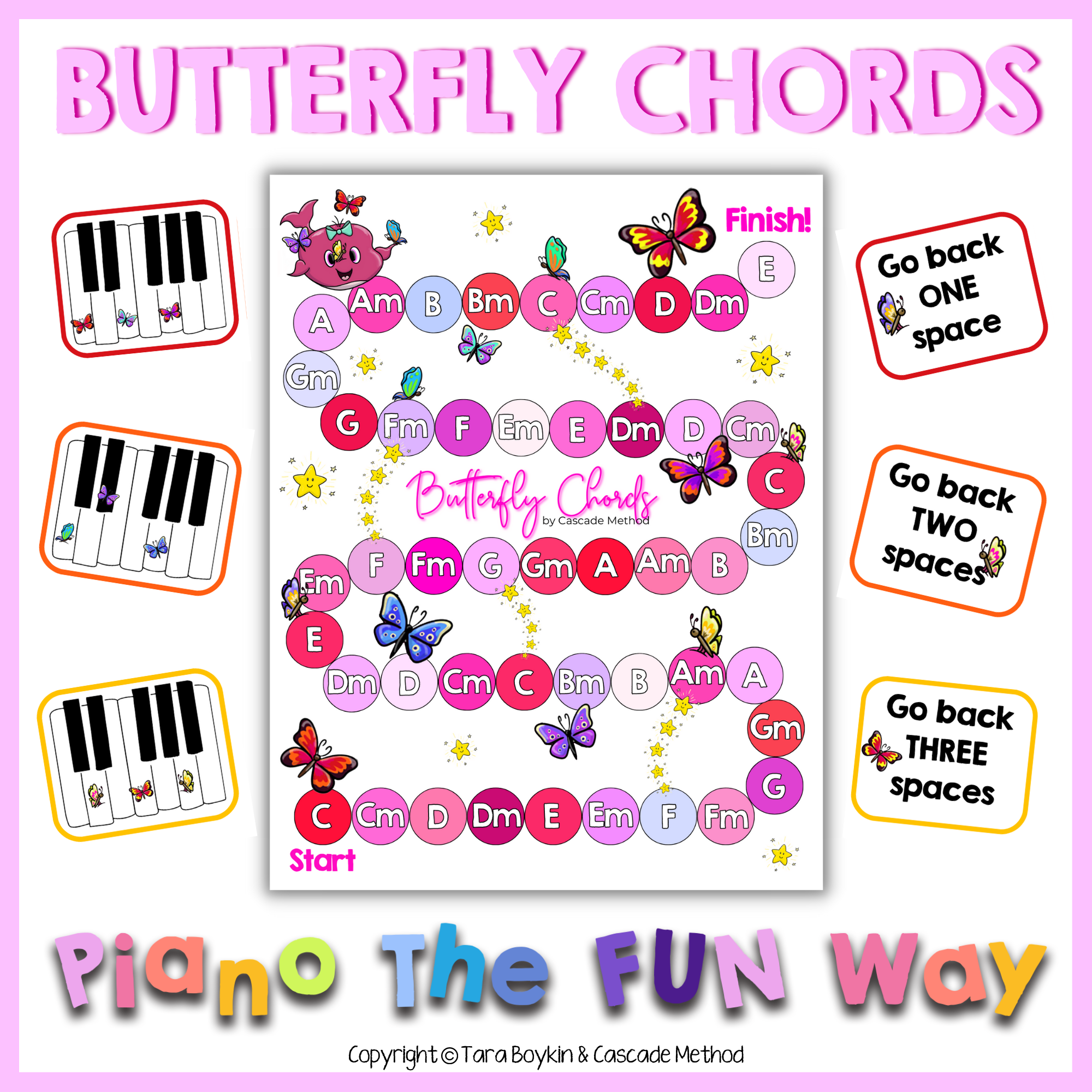 15 No-Prep Piano Games for Spring - Cascade Method