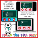 Note Review Back to School Theme Level 1 - Cascade Method
