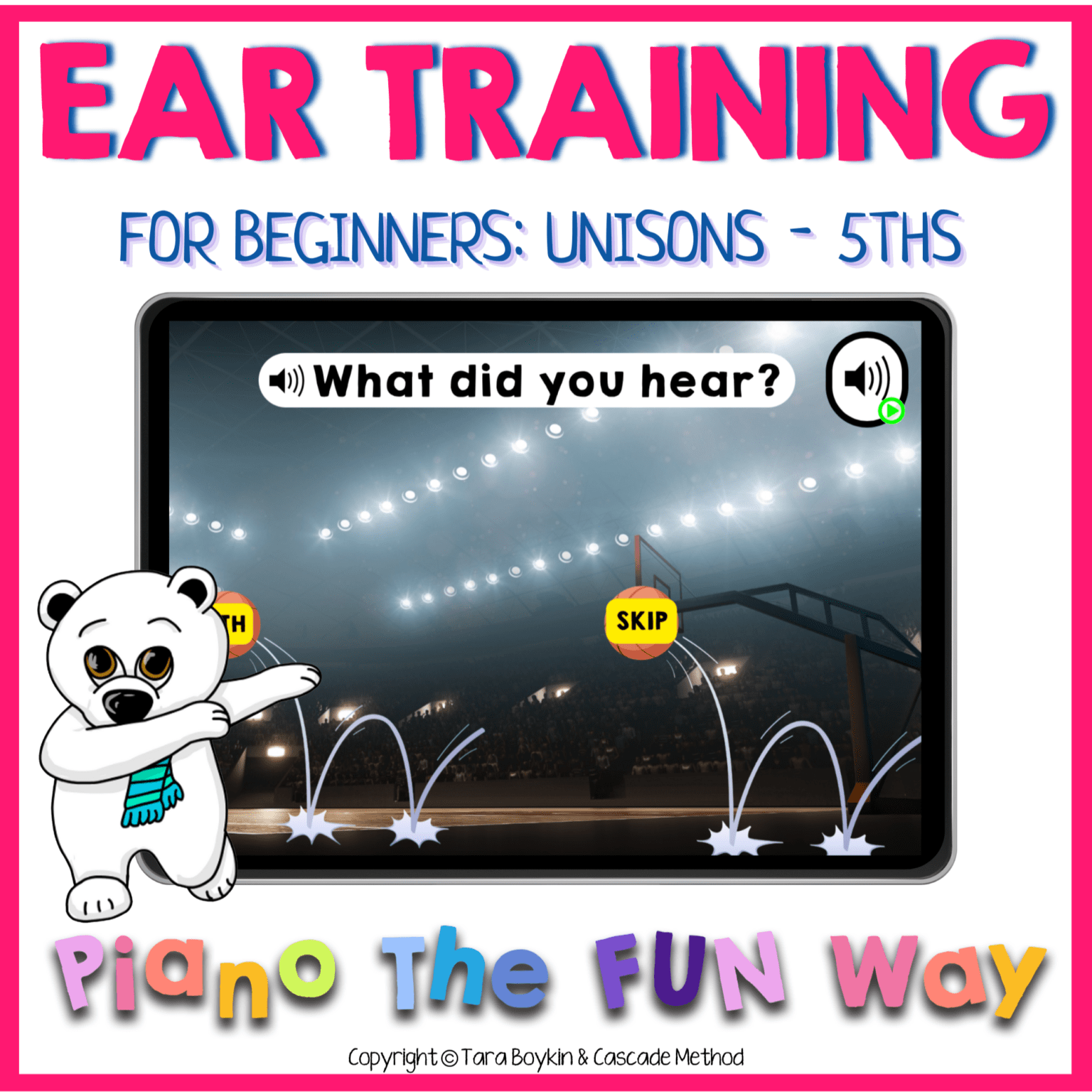 Ear Training Bundle (Sports Themed) - Cascade Method