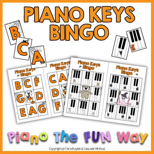 Piano Games Your Students Will Love - Cascade Method